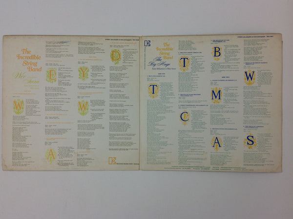 The Incredible Stringband, The Big Huge, Wee Tam - egidiusamsterdam.com